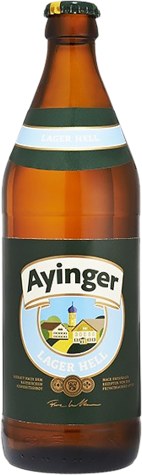 Ayinger Lager Hell 4.9% - 20 x 50 cl MW | Bieronlineshop.ch